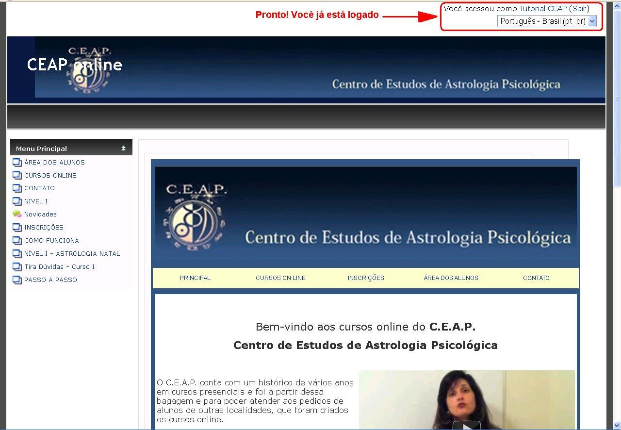 CEAP online: PASSO A PASSO | CEAP online